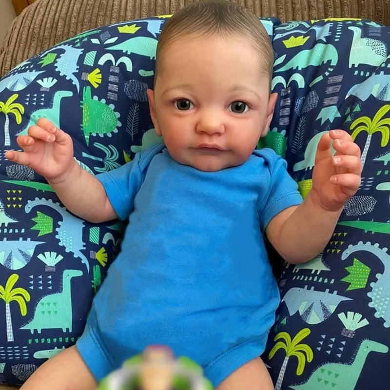 24 inch Ethel Open Eyes Reborn Dolls Boy – Rosydolls