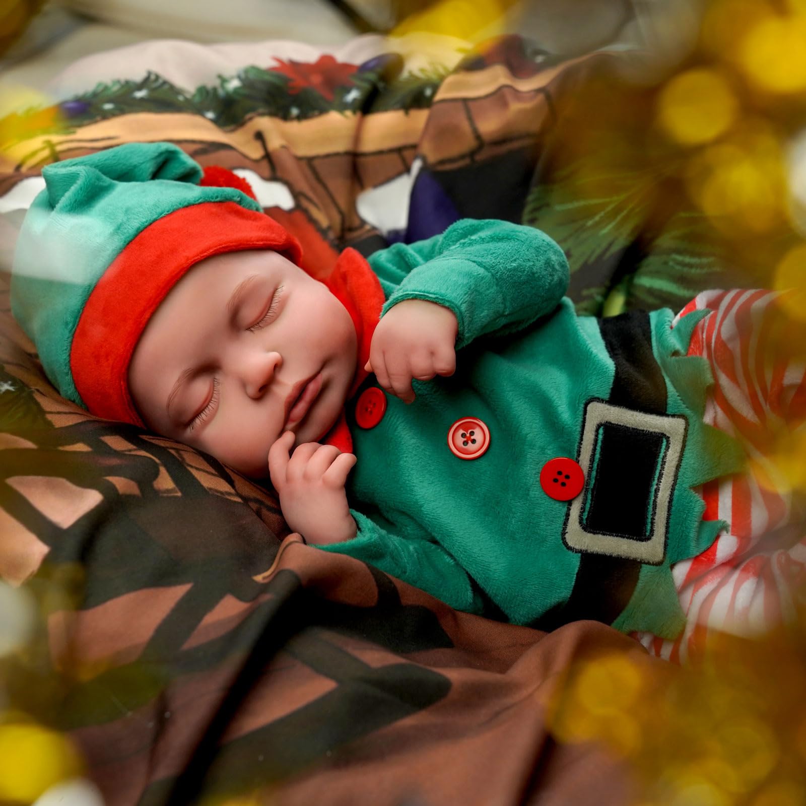 Vestirsi di Natale-20 Pollici Realistico Agnes Dormire Belle Bambole ...